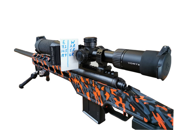 3% Tactical | Scope DOPE Card Holder: Fully adjustable to fit any scope ...