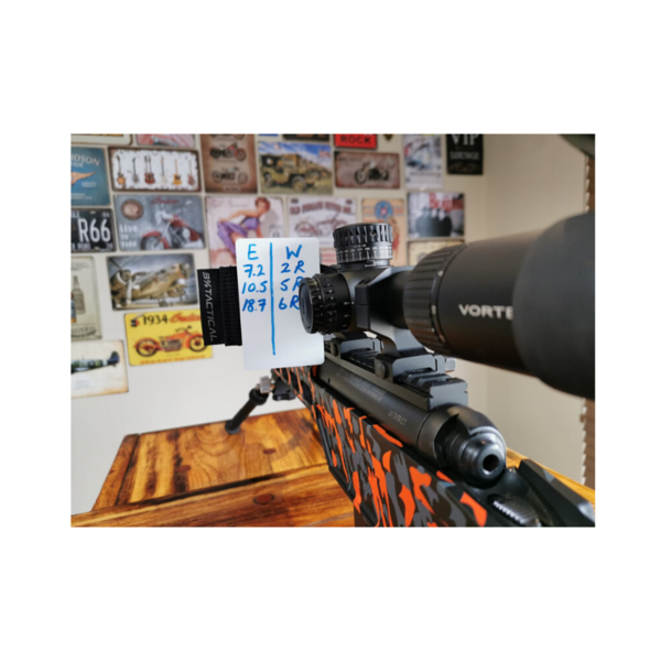 3% Tactical | Scope DOPE Card Holder: Fully adjustable to fit any scope ...